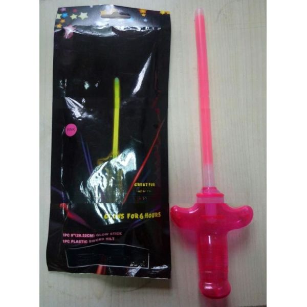 Quality 8 Inch Plastic Glow Sword Stick Perfect for Camping Occassion and Event Party for sale