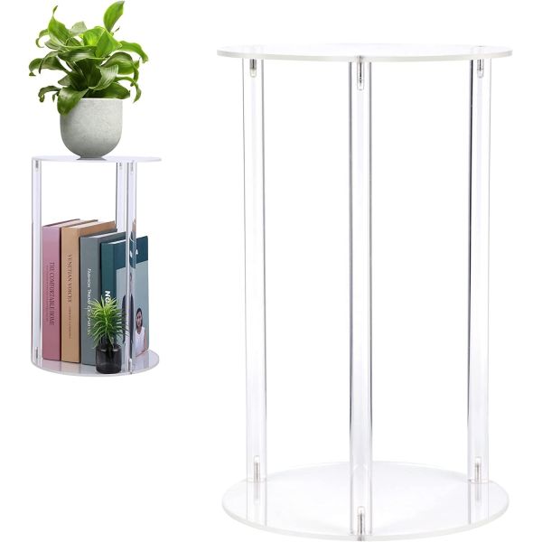 Quality Acrylic Flower Stand Wedding Centerpieces Marriage Decorations Supplies Tabletop Decor Clear Display Rack Crystal Stage Pillar for sale