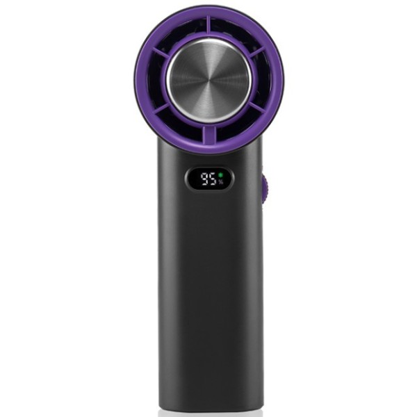 Quality Stepless Speed Regulation Ice Cooling Fan 13000 RPM Bladeless Portable Hand Held Fan 3600mAh for sale