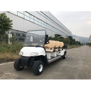 Quality Installed With Plastic Cargo Box Small Electric Golf Carts 6 Seats Without Car for sale