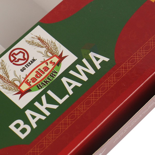 Quality Custom Printed Paperboard Pastry Cookie Box with Dividers Custom Order Clear for sale