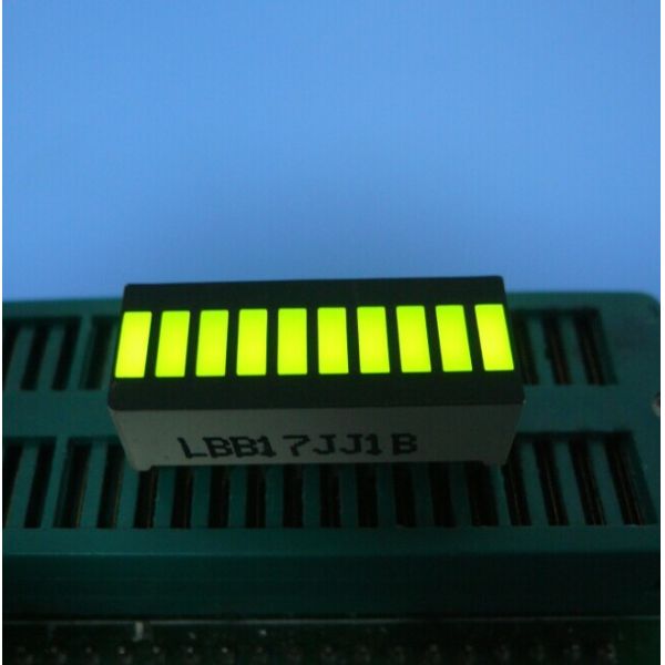 Quality Ultra Bright Blue 10 Segment LED Light Bar with 80-100mcd Luminous Intensity for for sale