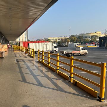 Quality Warehouse platform Protector Anti-Collision Safety Barrier Guardrails Sliding for sale