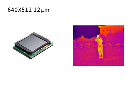 Quality Light Weight LWIR Thermal Imaging Sensor with 640x512 Resolution and 12μm Pixel Size Focal Plane Array Microbolometer for sale