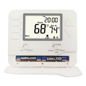 Quality Battery Power 24V AIr conditioning Room Thermostat , Digital Programmable for sale