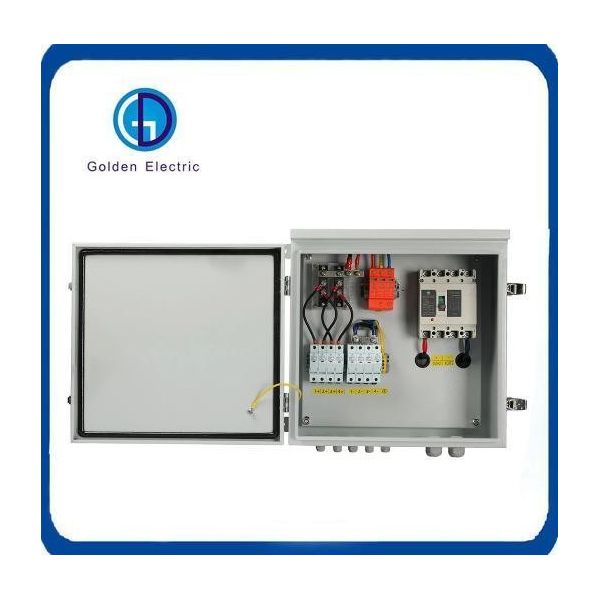Quality Customized Rianproof Solar Combiner Box 6 String PC/ABS 4 In 1 Out Flame for sale