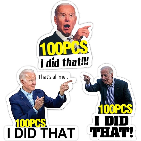 Quality I Did That Biden Custom Reflective Stickers For Motorcycle Car for sale