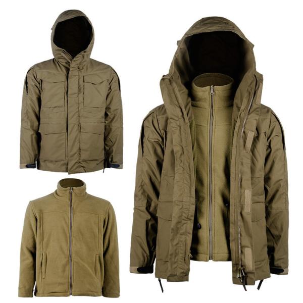 Quality Strong Checkered Men Windbreaker Jacket Cotton Polyester Fabric Rainproof for sale