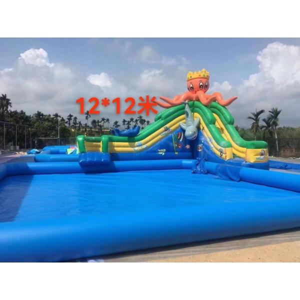 Quality Eco-Friendly Outdoor Adult Rectangular Metal Frame Inflatable Pool for Hot Water for sale