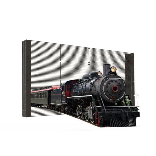 Quality TRA-B PH5-10 Indoor See Through LED Screen 1000mmX1000mm Aluminium Alloy Transparent Display for sale