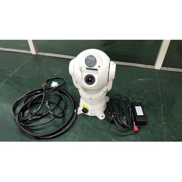 Quality Double Vision Infrared Thermal Dome Camera Police Vehicle Mounted for sale