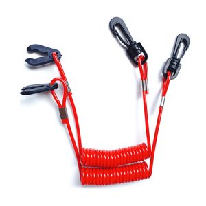Quality Spring Leash Jet Ski Safety Lanyard Elastic Coil - Style With Stop Switch Tool for sale