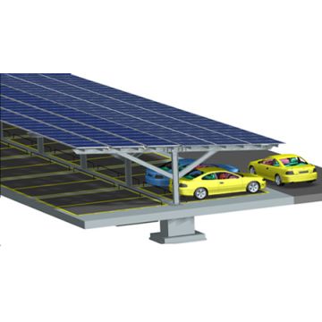 Quality Q345 6063 Solar Parking Lot , Frameless Panel Open Ground PV Mounting Systems for sale