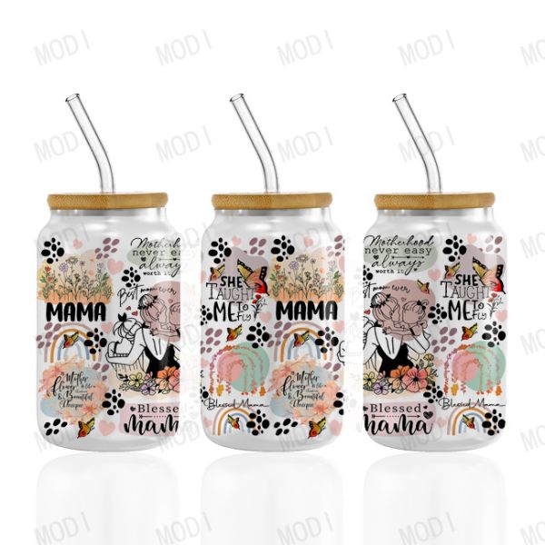 Quality 16oz Mama'S Day UV DTF Transfer Quick And Versatile Design Transfers For Your for sale