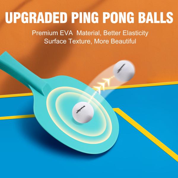 Quality Swimming Pool Party Game Set Foldable Floating Pingpong Table and Paddle for sale