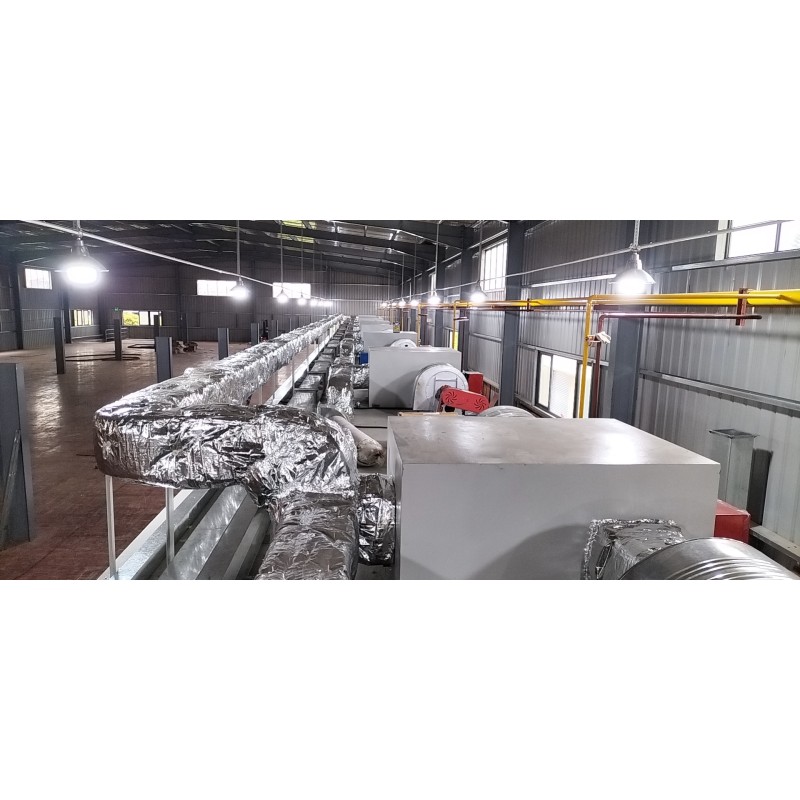 Infrared drying machine operational view