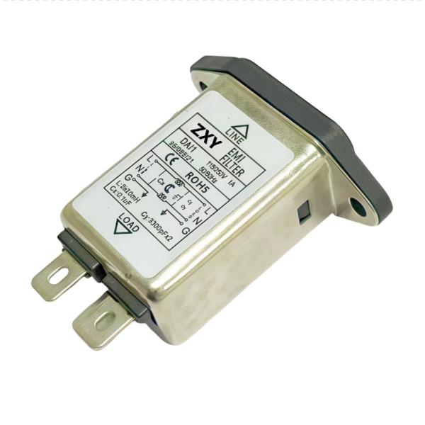 Quality EMI Filter Plug in Single Phase AC Power Filter Electromagnetic Interference for sale
