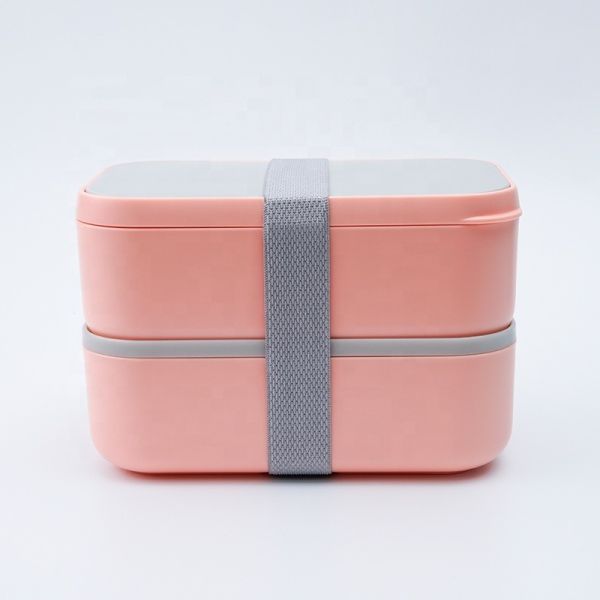 Quality 2000ml Plastic Food Grade Original Kids Stackable Lunch Bento Box Set with Bag for sale