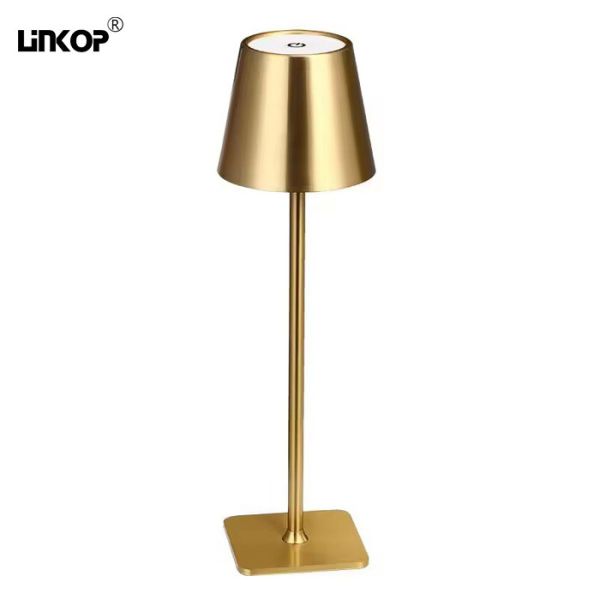 Quality 3 Color Dimmable Led Table Lamp C-Shaped Charging Desktop Ambient Light for sale
