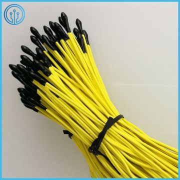 Quality 30k Ohm 15mm Temperature Sensor Chip Epoxy Coated NTC 3950 Thermistor for sale