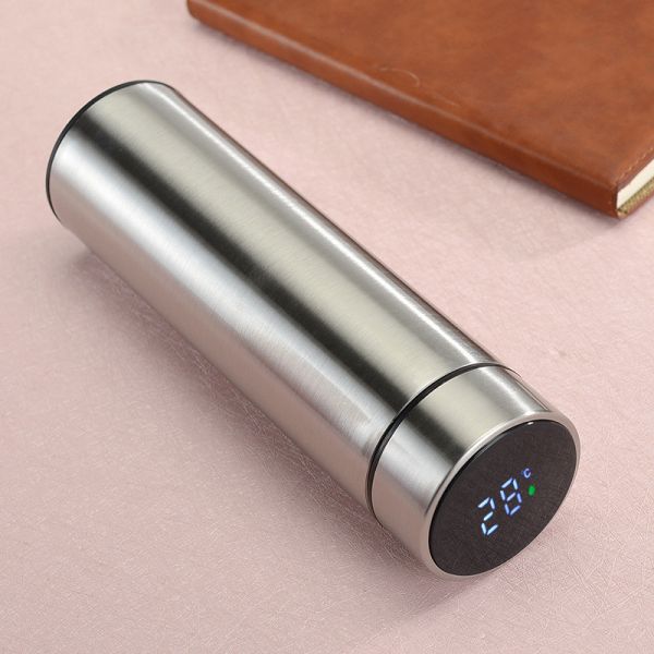 Quality Not Inverted Classical Style 500ml Termo Vacuum Thermos Flask with LED for sale