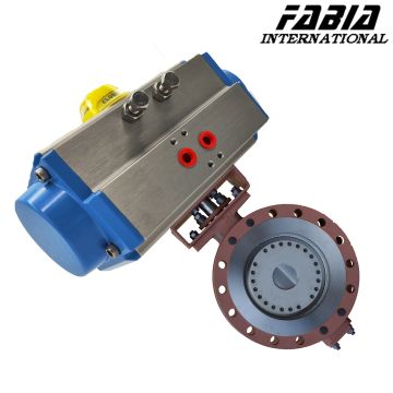Quality Pneumatic Three Eccentric Butterfly Valve Control for sale