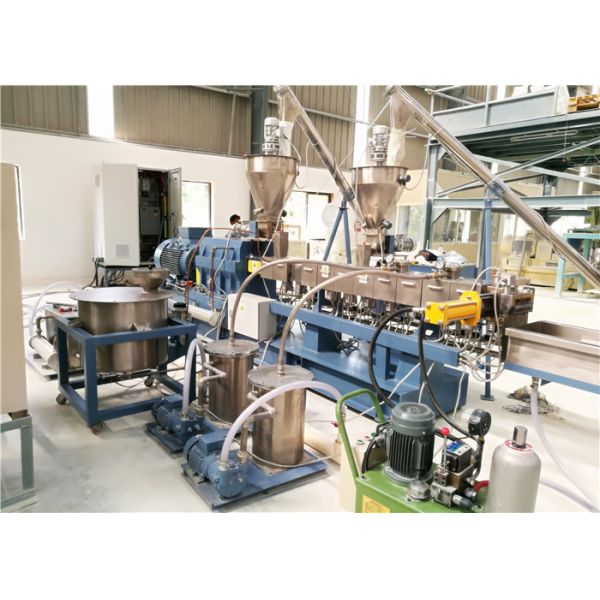 Quality Plastic Twin Screw Extruder Machine For Filler Masterbatch Making CE ISO Approval for sale
