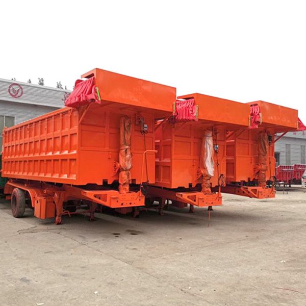 Quality ROHS Semi Truck Dump Trailer Tool Box Accessories Tractor Trailer Dump Trailer for sale