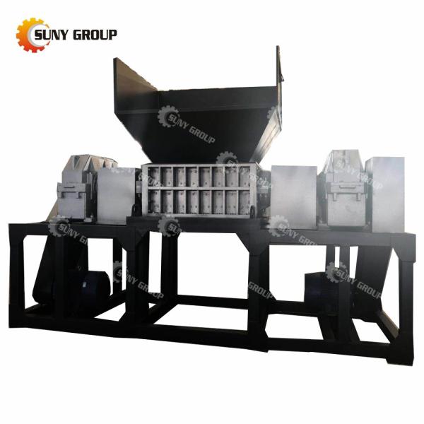 Quality Double Shaft Shredder Metal Crusher Machine For Scrap Metal Processing Facility for sale