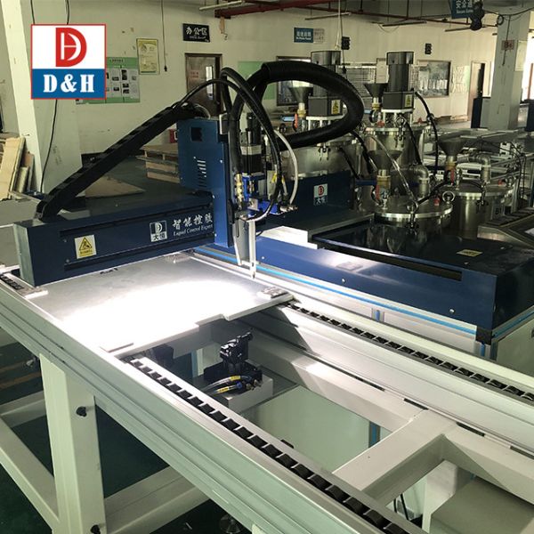 Quality Automatic Double Potting System Mixing Gluing Machine with 2 Systems in 1 for sale