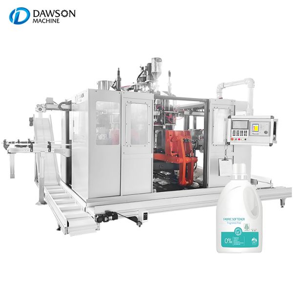 Quality Automatic Double Station Double Head Daily Chemical Laundry Detergent Clearner Bottle Extrusion Blow Molding Machines for sale