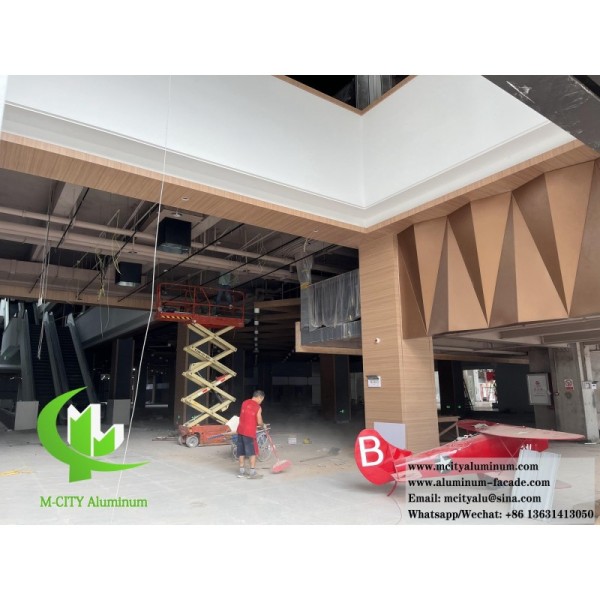 Quality Powder Coated Perforated Aluminum Cladding Panel 1200x2400mm for Metal Facade for sale
