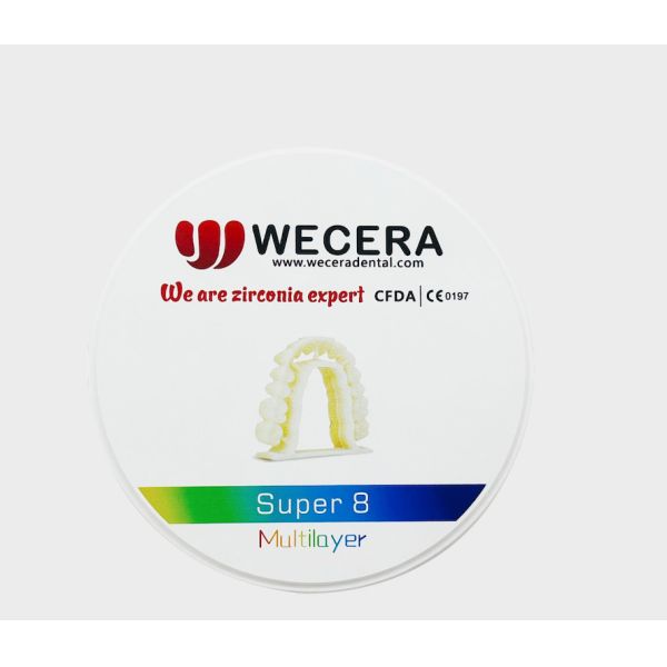 Quality 1200 MPA Dental Multilayer Zirconia Block Disc For CAD CAM Milling Machine for sale