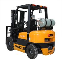 Quality CPQYD25 Lp Gas Forklift Truck 2.5 Ton 100mm Fork Width 1070mm Fork Length for sale