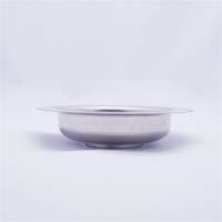 Quality USA bestball mirror surface flanging ss 201 kitchen sink basket strainer sieve for sale