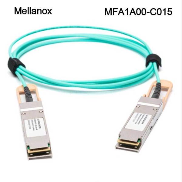 Quality 100GbE QSFP LSZH Mellanox AOC Ethernet Cable MFA1A00-C015 15m for sale