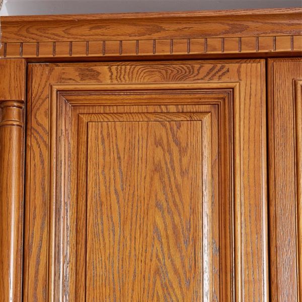 Quality American Style Solid Cherry Cabinets Modern Kitchen Cabinets for sale