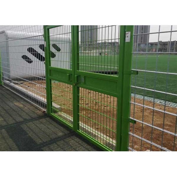 Quality SGS H1500mm Double Wire Welded Fence With Square Post for sale