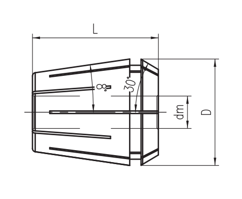 Quality ERC Coolant-Fed Collet DIN 6499 for sale