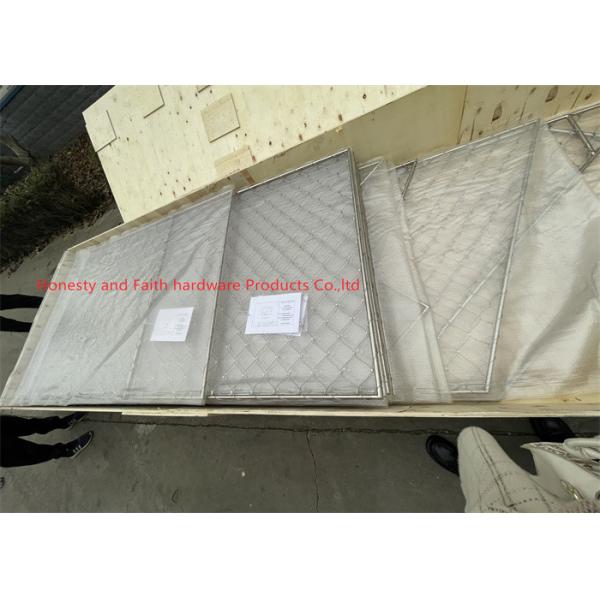 Quality Stainless Steel 316 Helideck Safety Net Special Shape Big Sheet for sale
