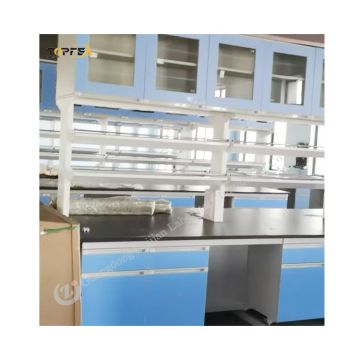 Quality Steel-wood Lab Island Bench In Grey Or Customized Color With Customizable Number for sale