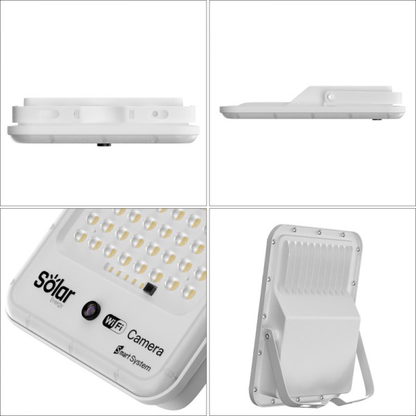 Quality IP66 Solar CCTV Light White 2500lm 2 Years Warranty for sale