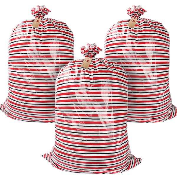 Quality OEM ODM LDPE Christmas Santa Sacks For Gift Wrapping for sale