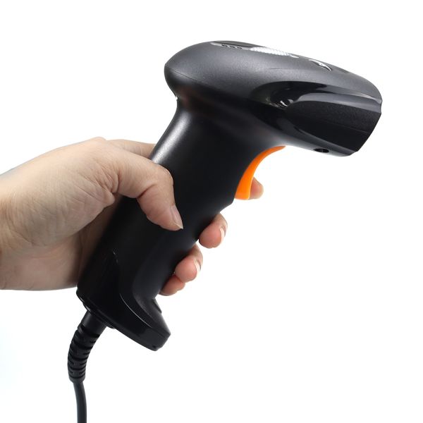 Quality 2D 1D Warehouse Barcode Scanners Black GPS Barcode Scanner for sale