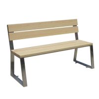Quality Outdoor L140cm H85cm Cast Iron And Wood Garden Bench for sale