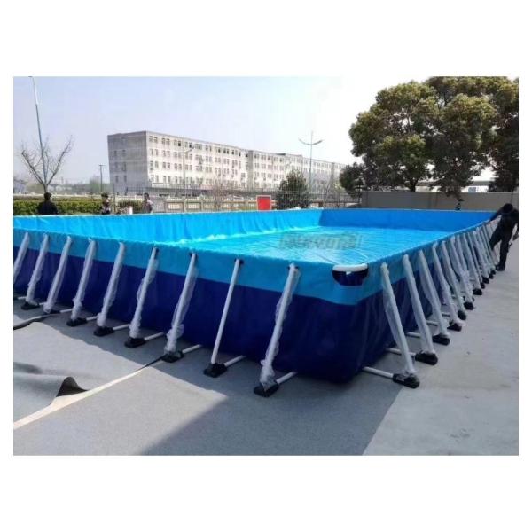 Quality Eco-Friendly Outdoor Adult Rectangular Metal Frame Inflatable Pool for Hot Water for sale