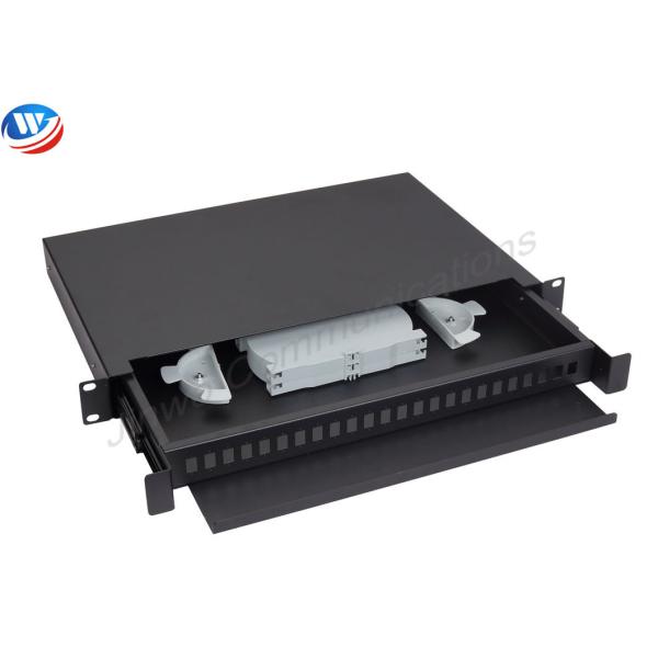 Quality LAN 19 Inch 48 Port LC Fiber Patch Panel Wall Mount 1U Type for sale