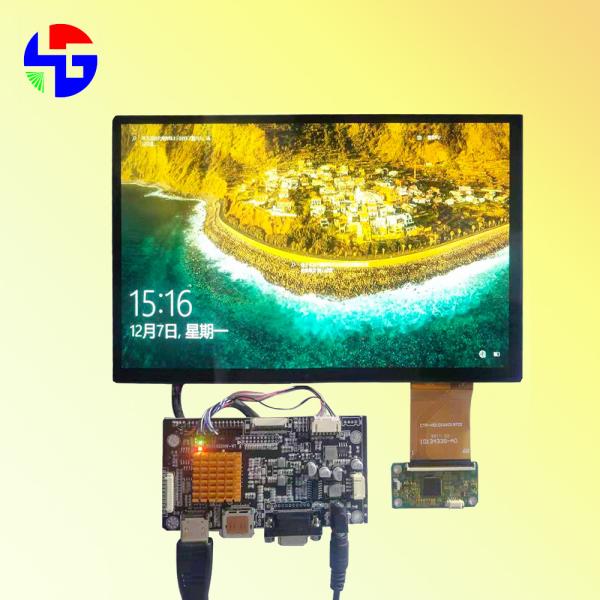 Quality 450cd/m2 10.1 Inch TFT Display LVDS Interface Display 1280x800 for sale