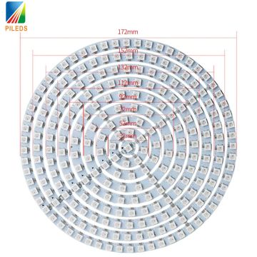 Quality Addressable Pixel LED Circle DC 5V WS2812 5050 RGB Full Color for sale