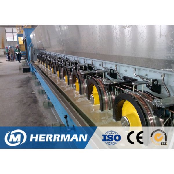 Quality High Performance Copper Wire Drawing Machine Half Immersion Type With Annealing for sale